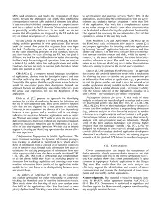 Covert communication in mobile applications | PDF