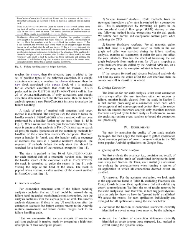 Covert communication in mobile applications | PDF