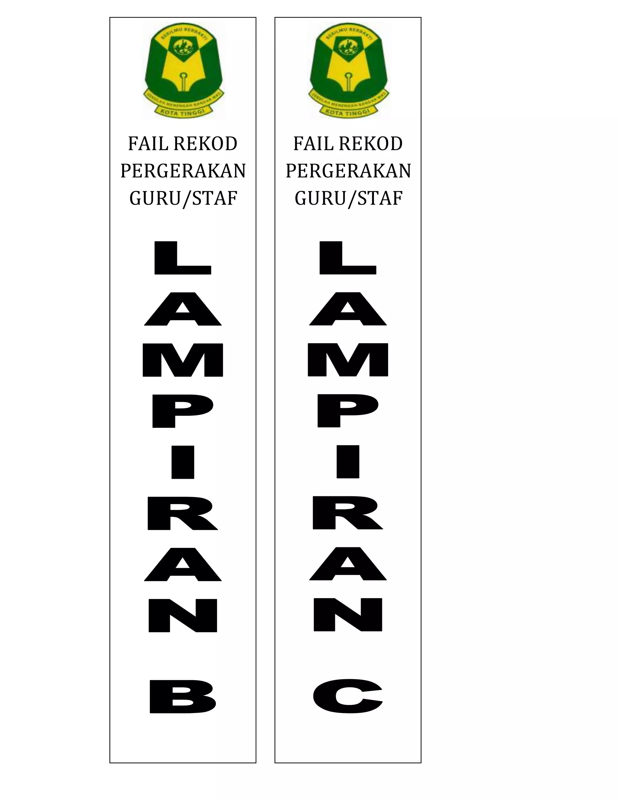 Cover tepi fail | DOCX