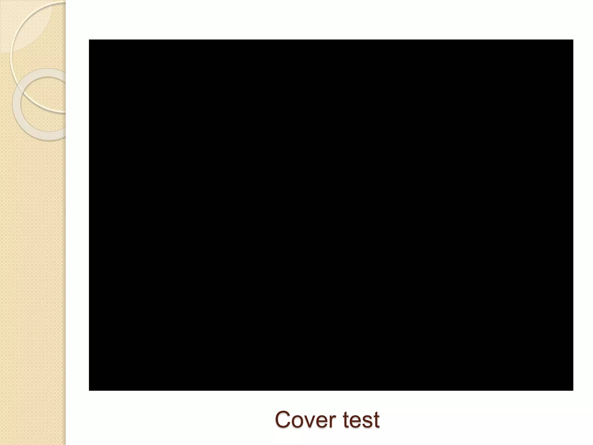Cover tests | PPTX