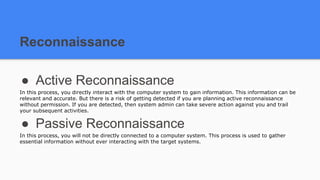 Offensive Security basics part 2 | PPT