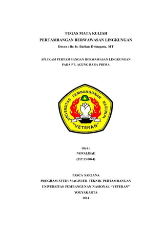 Cover MATA KULIAH | DOCX