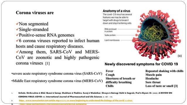 Corona virus introduction | PPT