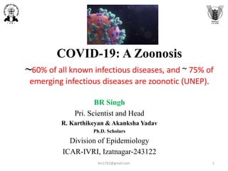 Covid 19: A Zoonosis | PPTX
