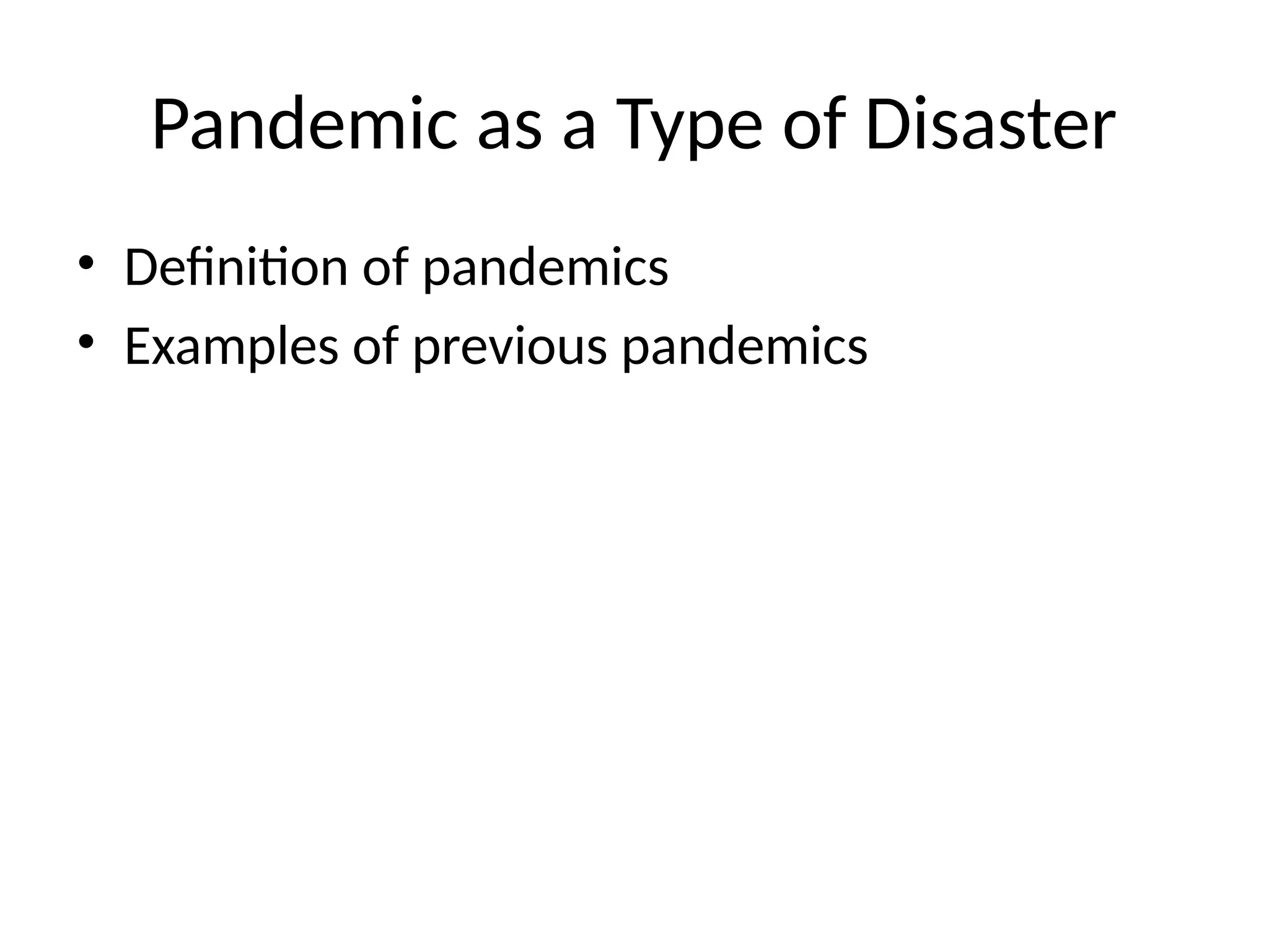COVID-19_Disaster_Presentation_v2.pptx on disasters management | PPTX