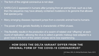 Covid-19 & Delta Variant Highlights from the Experts | PPTX
