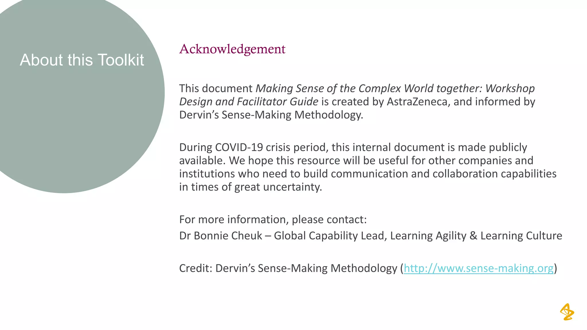 Making Sense of the Complex World Together Sense-Making Workshop | PDF