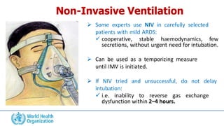 Covid 19 mechanical ventilation managment | PPTX