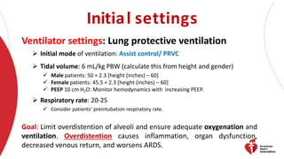 Covid 19 mechanical ventilation managment | PPT