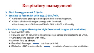 Covid 19 mechanical ventilation managment | PPT