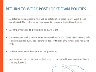 Nurse Onboard Training Lesson 2: Work Safety and Policies | PPT