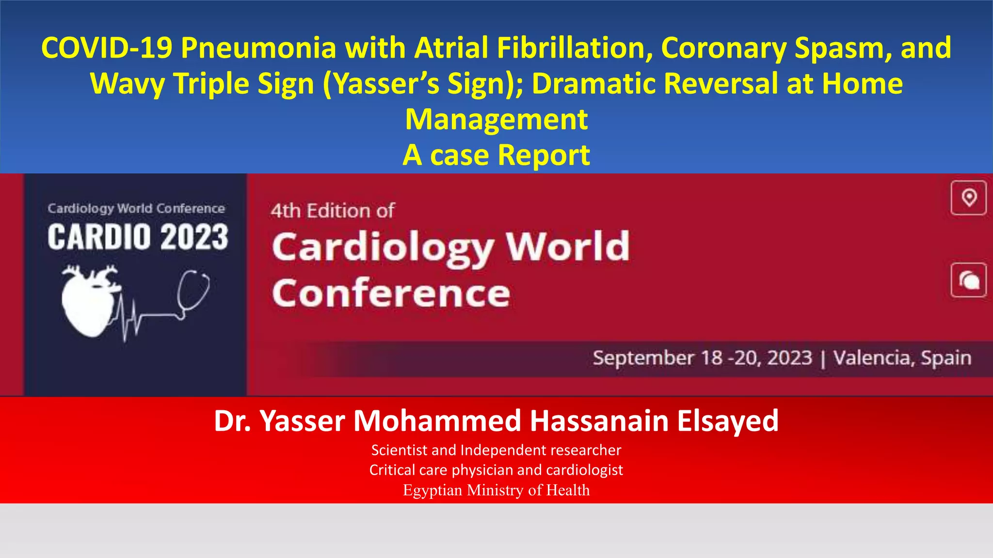 COVID-19 Pneumonia with Atrial Fibrillation, Coronary Spasm, and Wavy ...