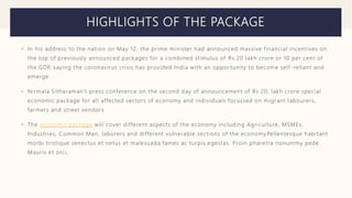Covid 19 stimulus package | PPT