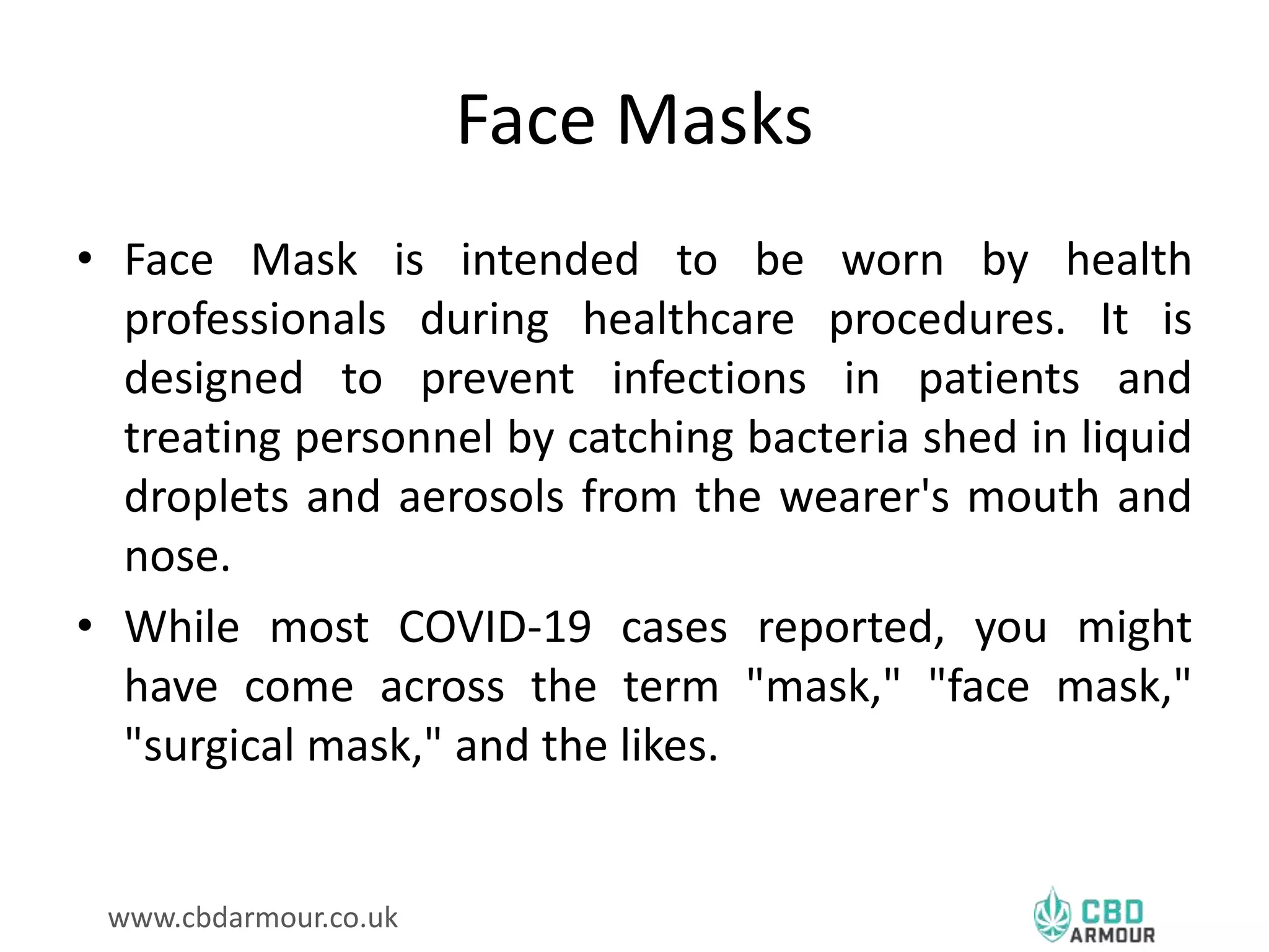 Which Types of Face Mask Gives Protection from COVID-19 | PPTX