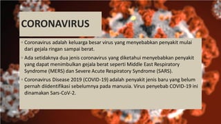Covid-19 Updates & Protokol Penanggulangan Coronavirus di Indonesia | PDF