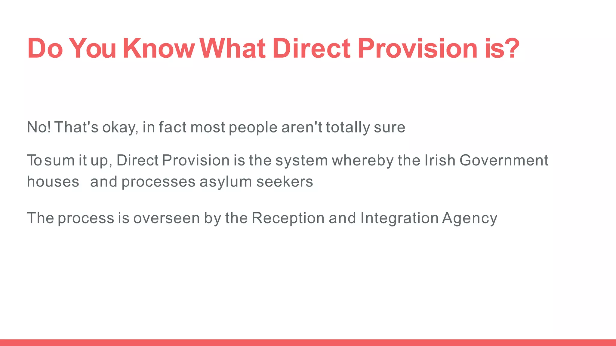 COVID`9 & Direct Provision | PPT