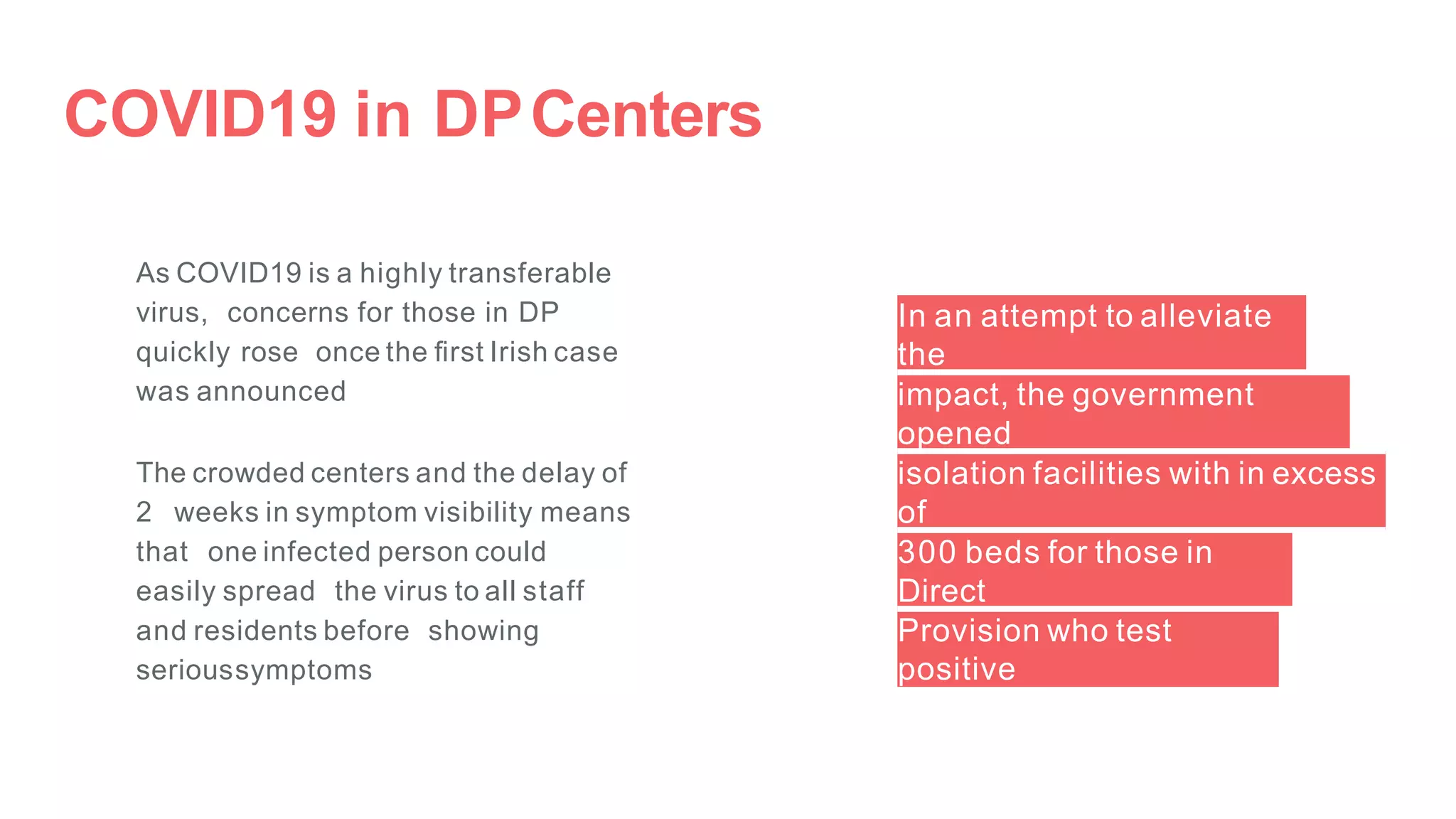 COVID`9 & Direct Provision | PPT