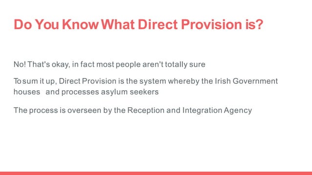 COVID`9 & Direct Provision | PPT