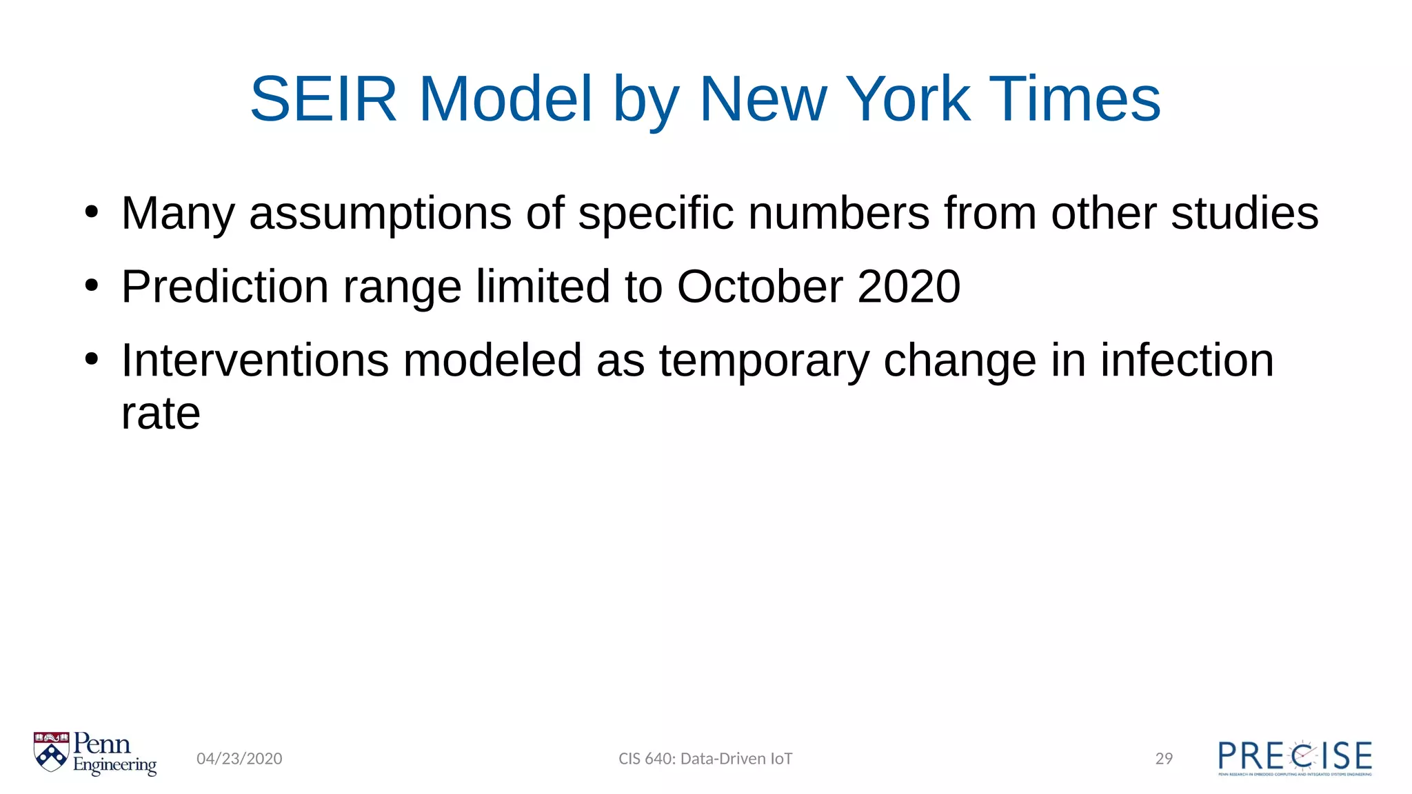 Overview of Epidemic Models for COVID-19 | PDF