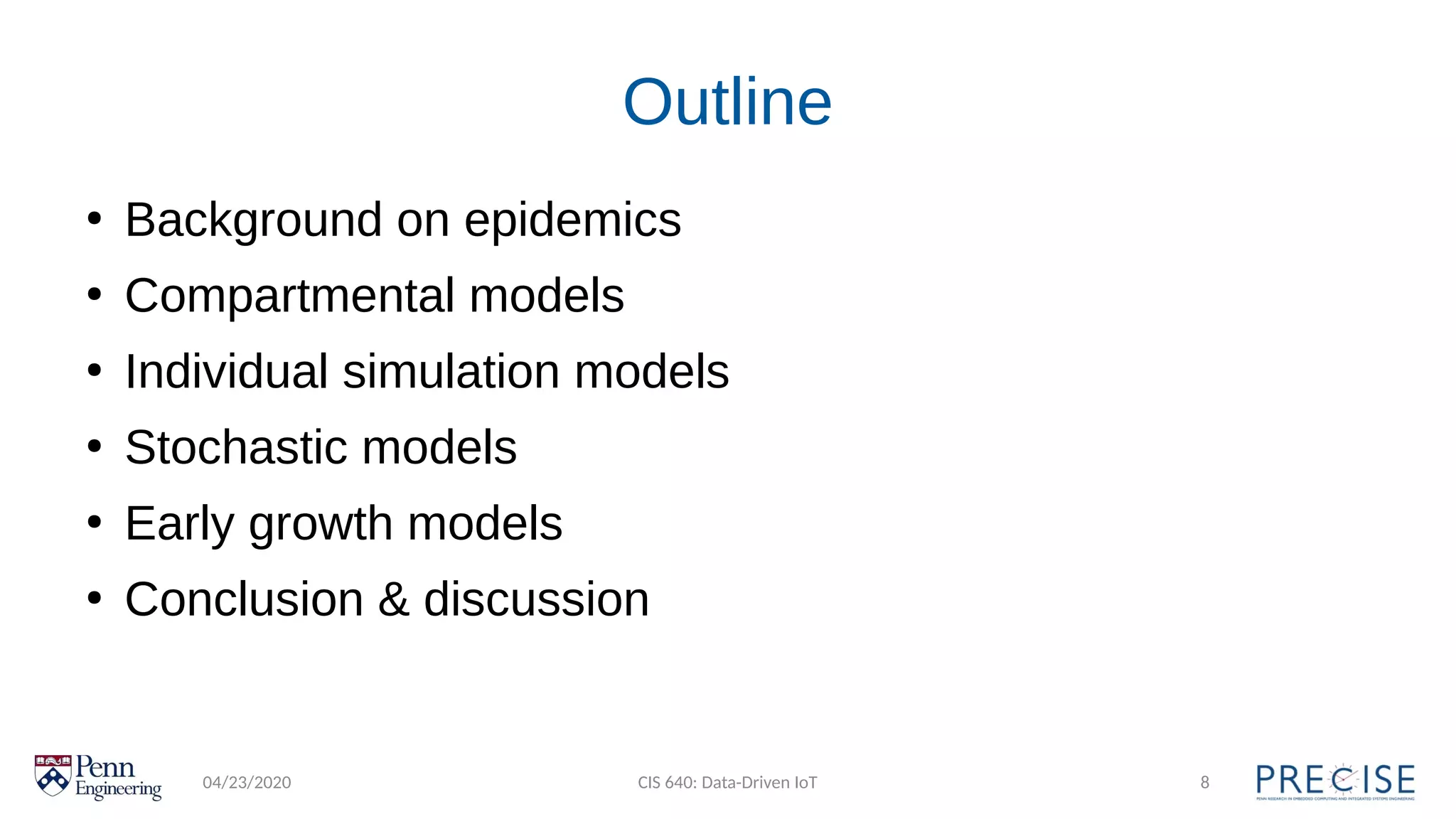 Overview of Epidemic Models for COVID-19 | PDF