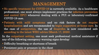 Covid-19 according to CDC | PPTX