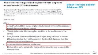 COVID19 - BTS Advice on Masks and Filters | PPT