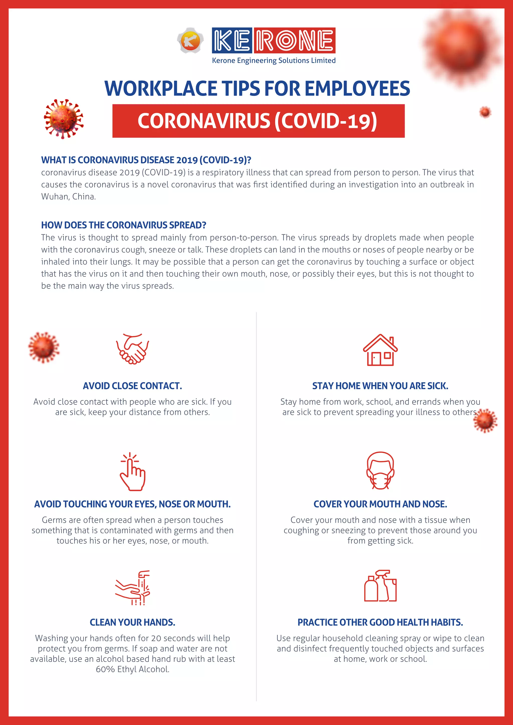 IMPORTANT NOTICE - WORKPLACE TIPS FOR EMPLOYEES DURING COVID -19 ...
