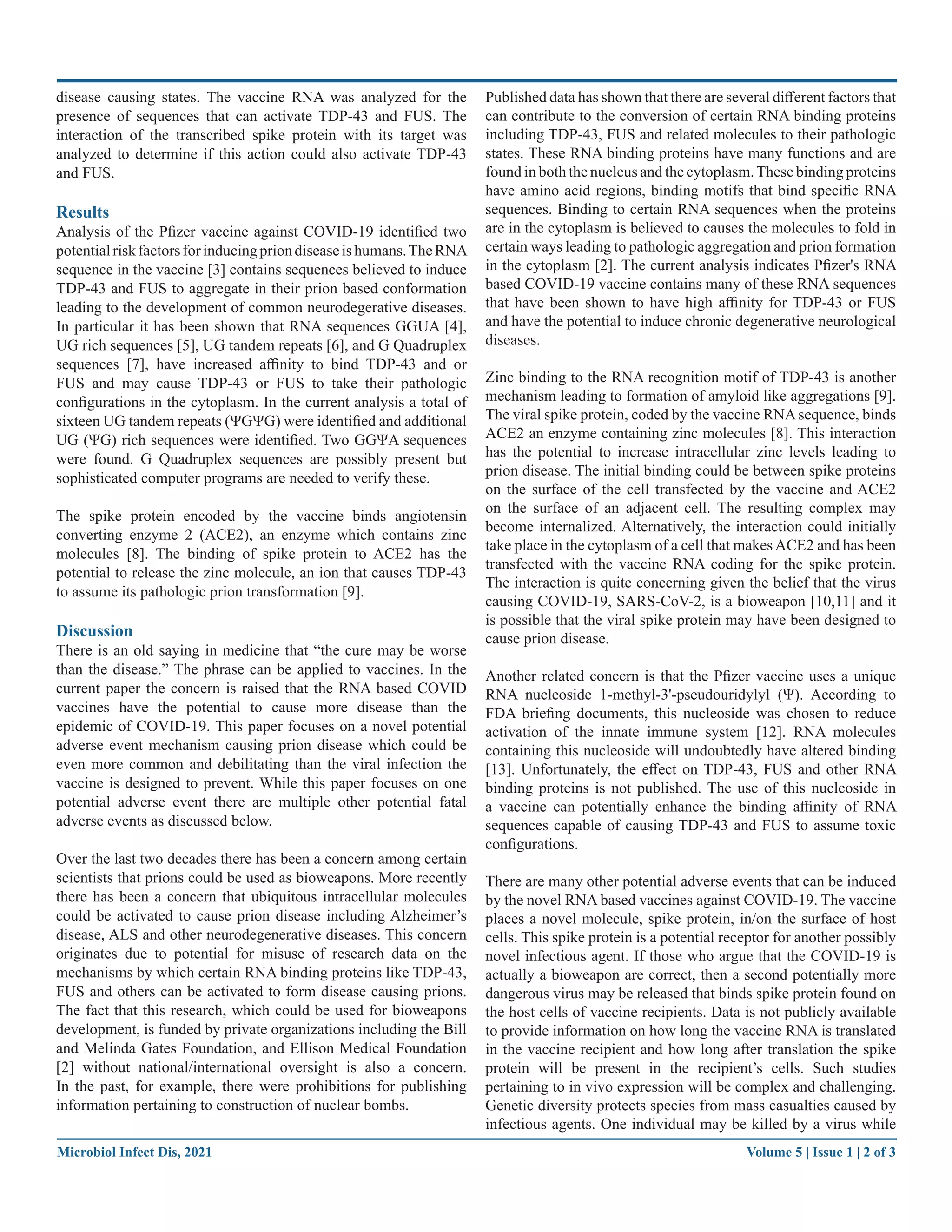 Covid19 rna-based-vaccines-and-the-risk-of-prion-disease-1503 | PDF