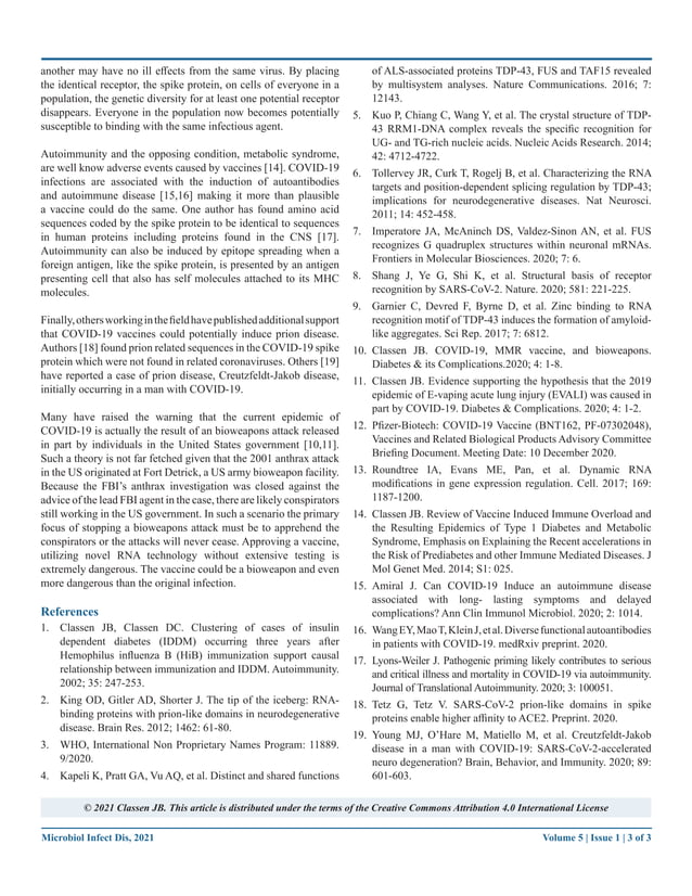 Covid19 rna-based-vaccines-and-the-risk-of-prion-disease-1503 | PDF