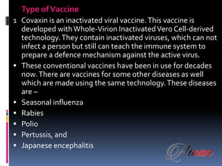 CORONA VACCINE DETAIL | PPTX