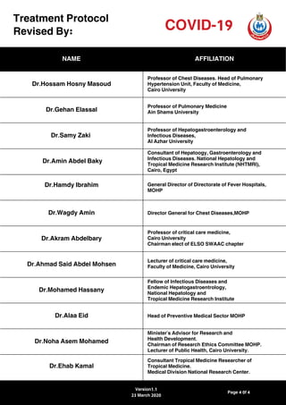 Covid 19 diagnosis and treatment protocol | PDF