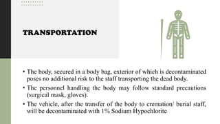 Covid19 Guidelines on dead body management | PPT
