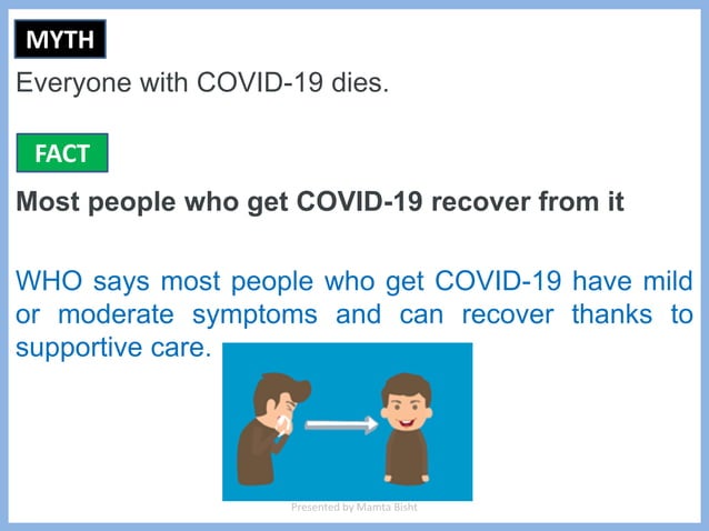 Covid—19 myth busters(coronavirus disease) | PPT