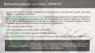 Covid 19, prevention and diagnosis | PPT