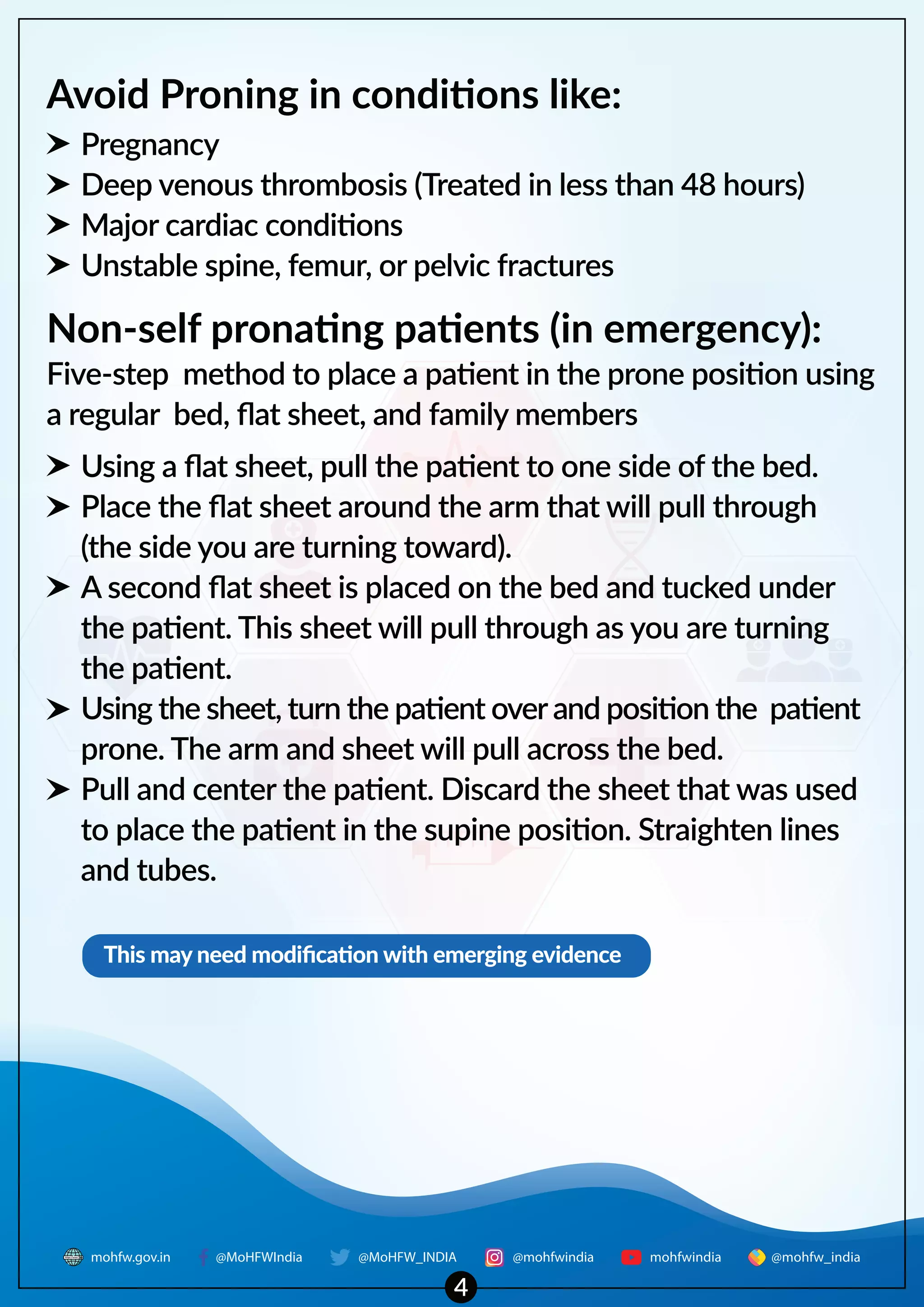 COVID-19 Proning for Self care | PDF | First Aid | Injuries