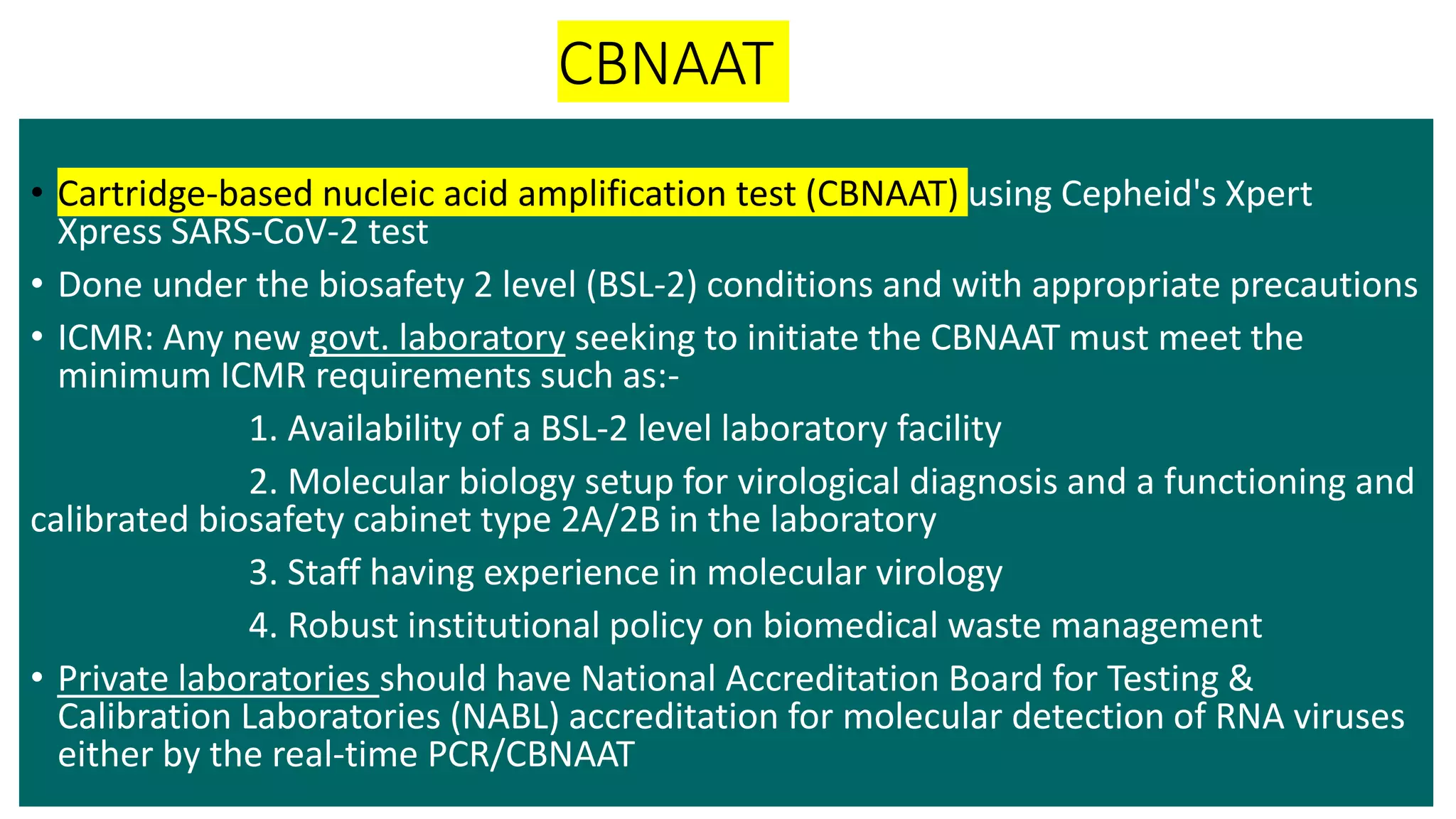 Covid 19 sample collection and diagnosis | PPTX