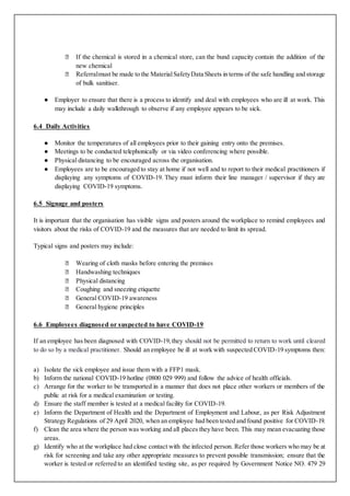 Module 2- Covid 19 sop | DOCX | Infectious Diseases | Diseases and ...