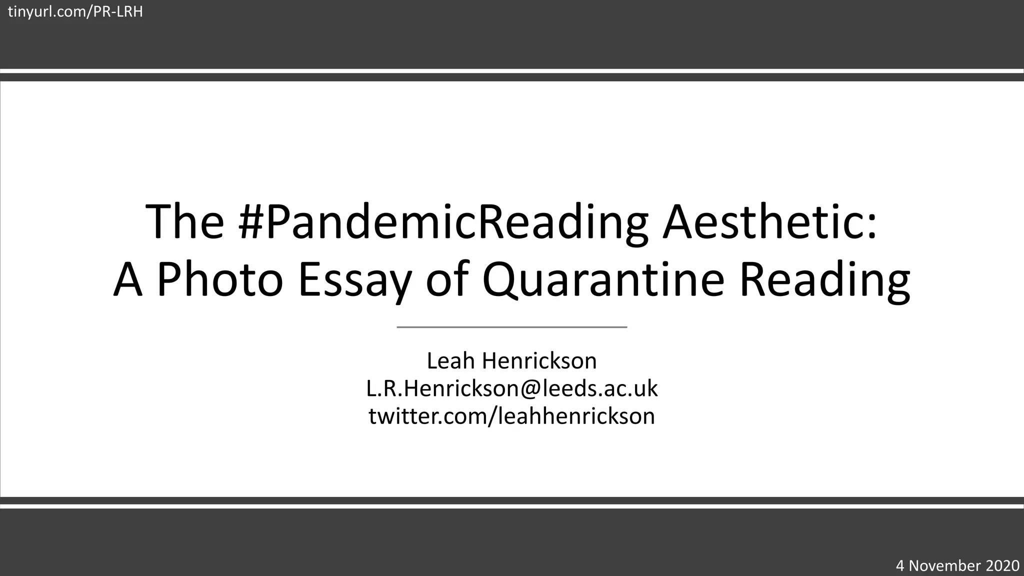 The #PandemicReading Aesthetic: A Photo Essay of Quarantine Reading | PPT