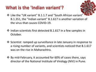Covid varient ppt.pptx.. . | PPT
