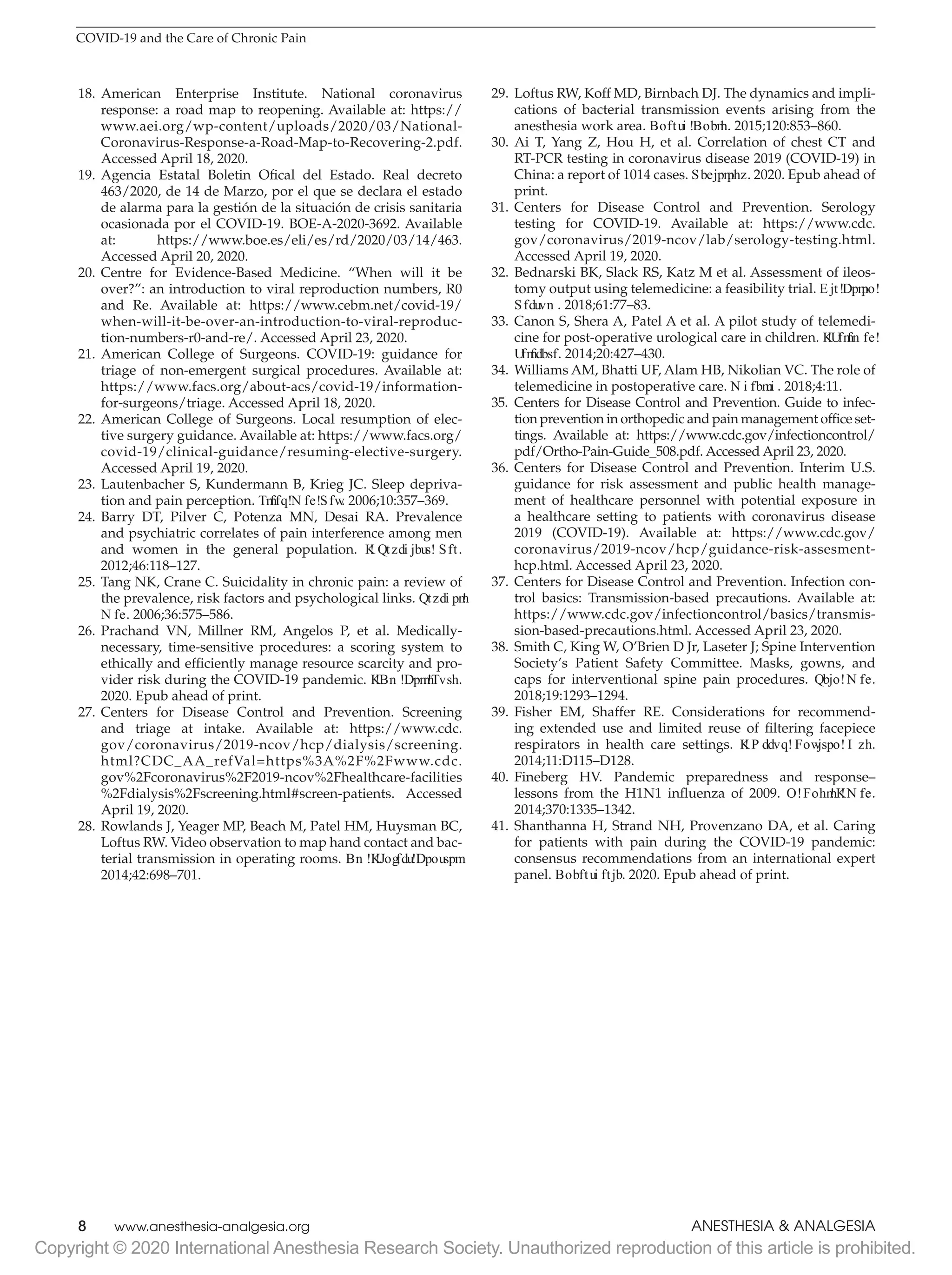Covid y guias dolor | PDF