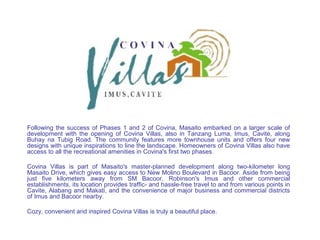 Covina Villas | PPT