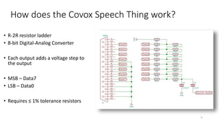 A Science Project: Building a sound card based on the Covox Speech Thing | PPT