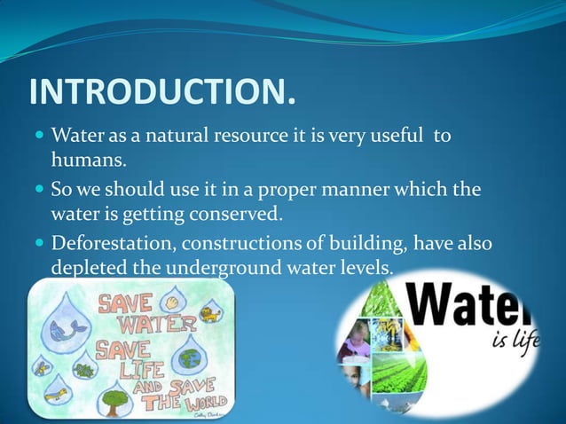 CONSERVATION OF WATER | PPTX