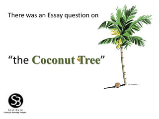 Cow and the coconut tree new | PPT