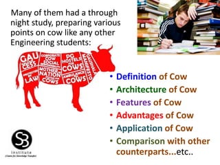 Cow and the coconut tree new | PPT