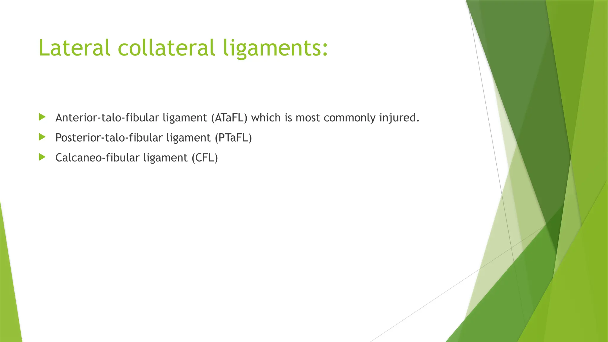 ankle anatomy for radiology teaching purpose | PPTX