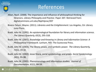 In Search of Library Philosophy | PDF