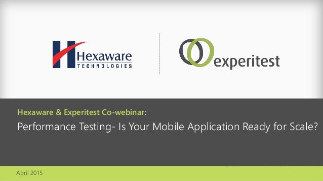 Experitest & Hexaware Co-Webinar