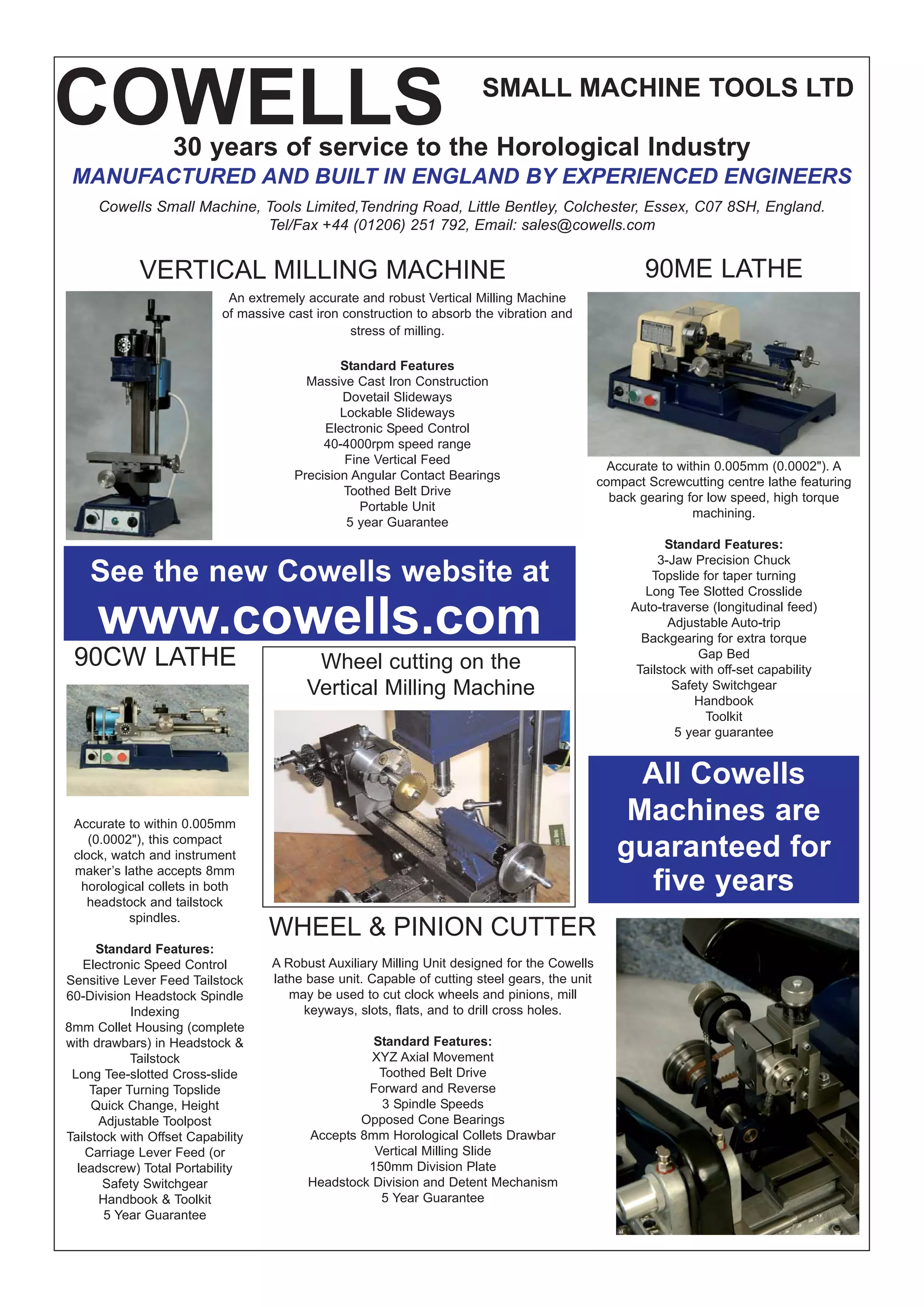 Cowells ad for bhi | PDF
