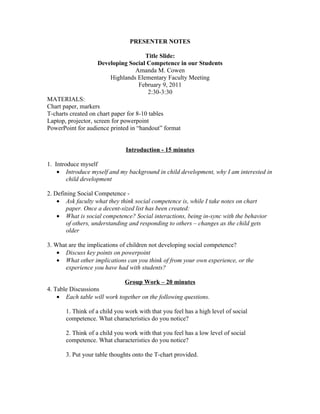 Cowen presentersnotes | PDF